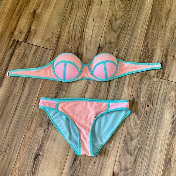 Swim | Push Up Color Block Bikini | Poshmark